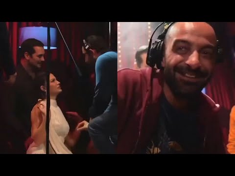 Çağatay  y Demet no aguantan la risa😄😄en la filmación detrás de escena #çağatayulusoy #demetözdemir