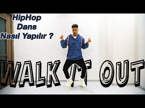 YENİ BAŞLAYANLAR İÇİN DANS #HİPHOP BASİT HAREKETLER (19) | WALK İT OUT DANCE  Nasıl Yapılır ?