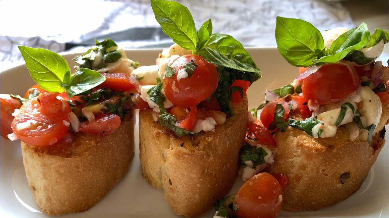 Simple & Easy To Make Bruschetta Recipe | Italian | Starter - YouTube