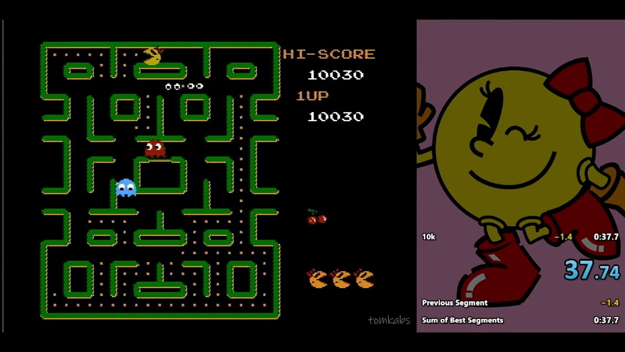 Ms. Pac-Man - 10000 Points NES - 37.017 - YouTube