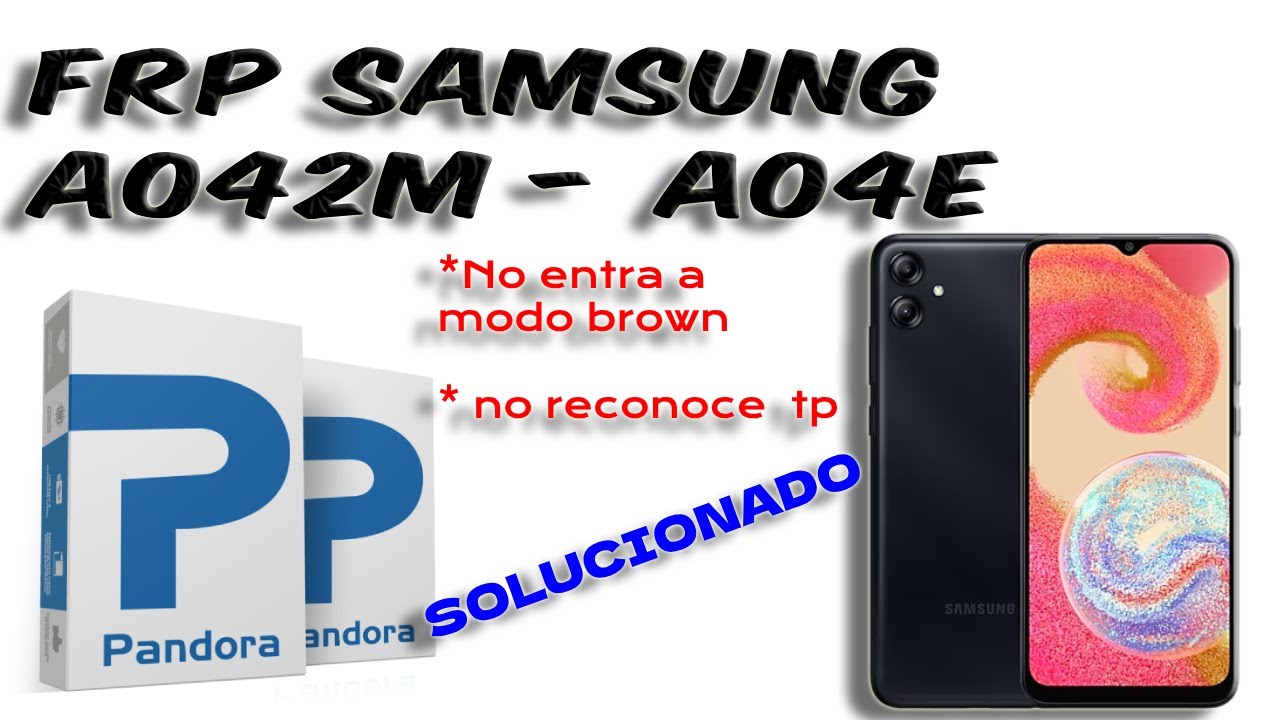 FRP Samsung A04/A04s/A04e - A042M - NO Unlocktool - No SamFW - NO modo ...