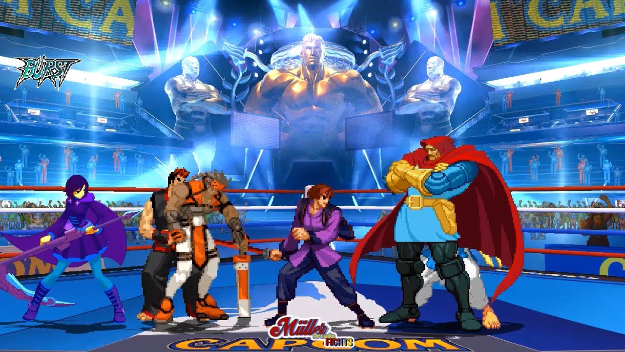 Sol & Dong Hwan vs Dr. Doom & Makoto ⚡🎮 | CAPCOM vs SNK Evolution Kore ...