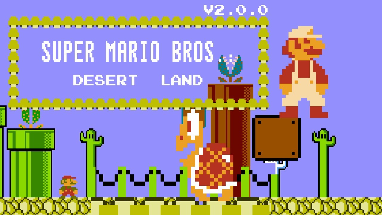 Super Mario Bros. Desert Land - YouTube