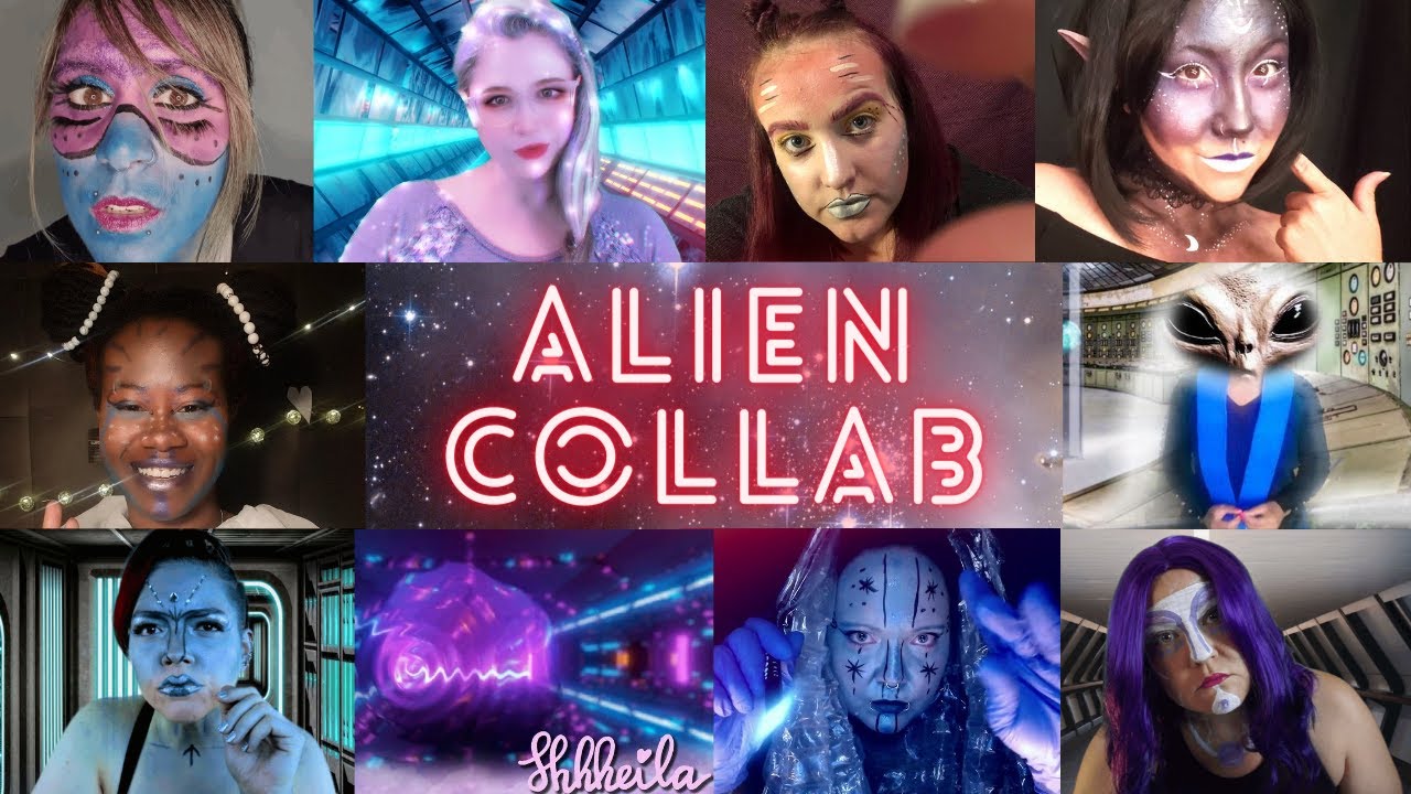 ASMR Collab | Alien Family Examines a Human - YouTube