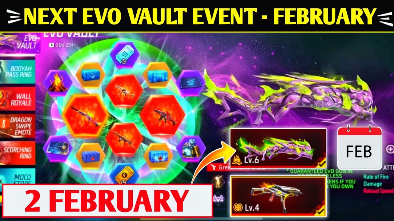 Next Evo Vault Event ? | Free Fire February Month Evo Vault | February ...