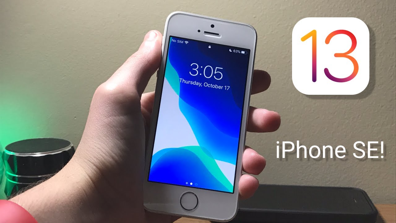 iOS 13.2 Developer Beta 2 On iPhone SE!! {iOS 13.1.3} - YouTube