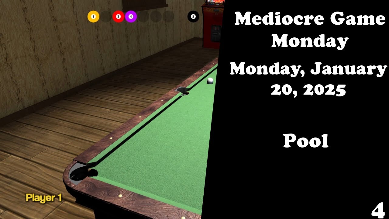 Mediocre Game Monday Season 2 Episode 4: Pool - YouTube