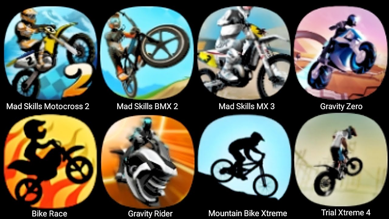 Mad Skills Motocross 2, Gravity Zero, Bike Race, Gravity Rider ...