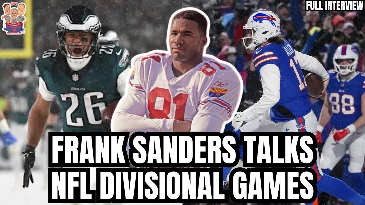 Former NFL WR Frank Sanders REACTS to All Four NFL Divisional Games ...