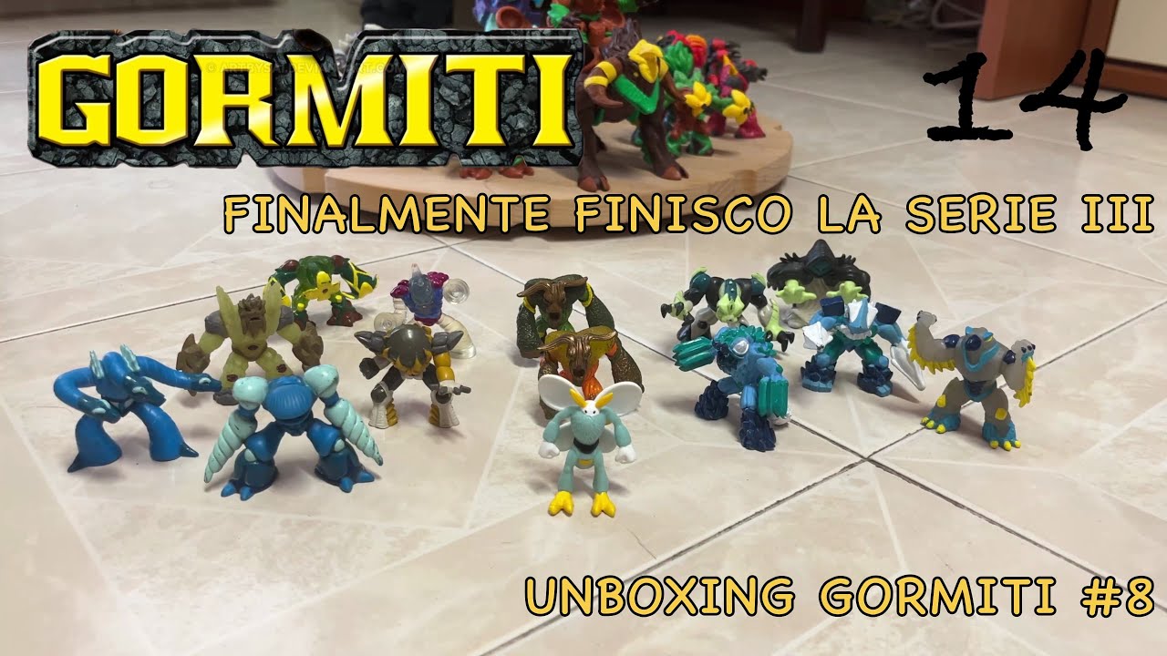 FINISCO LA TERZA SERIE | Unboxing Gormiti #8 - YouTube