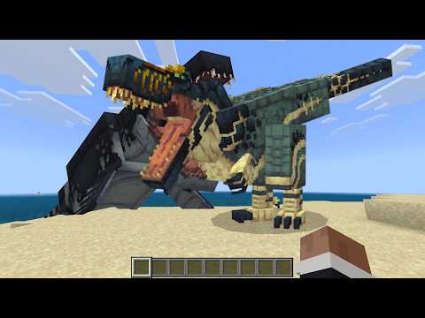 The Dawn Era 3.0 DINOSAUR ADDON in Minecraft PE