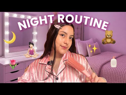 RUTINA DE NOCHE para ir a dormir TEMPRANO!!!! 🎀🌙😱