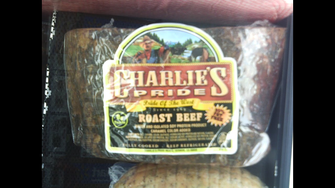 I review Charlie's Pride Roast Beef - YouTube