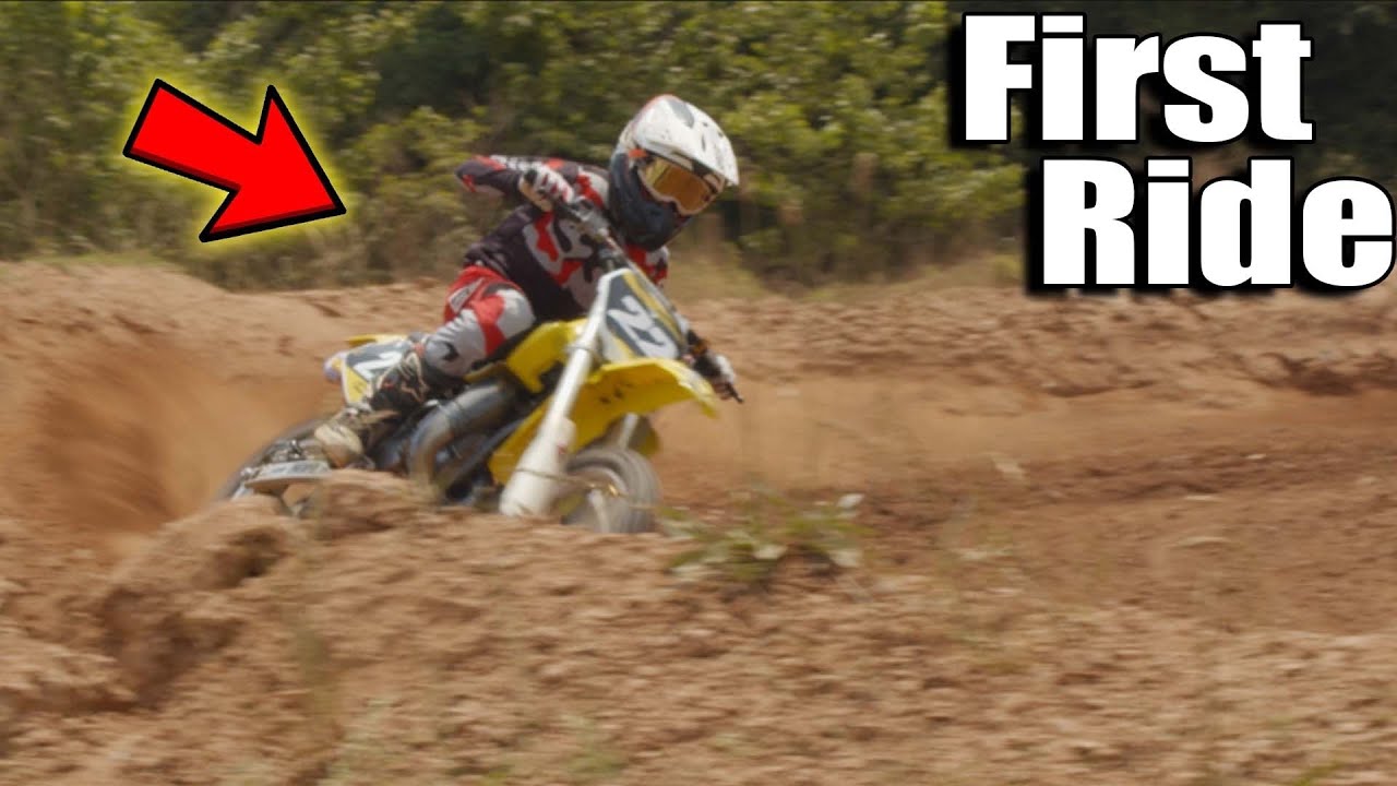The First test Ride on the New RM85 build - YouTube