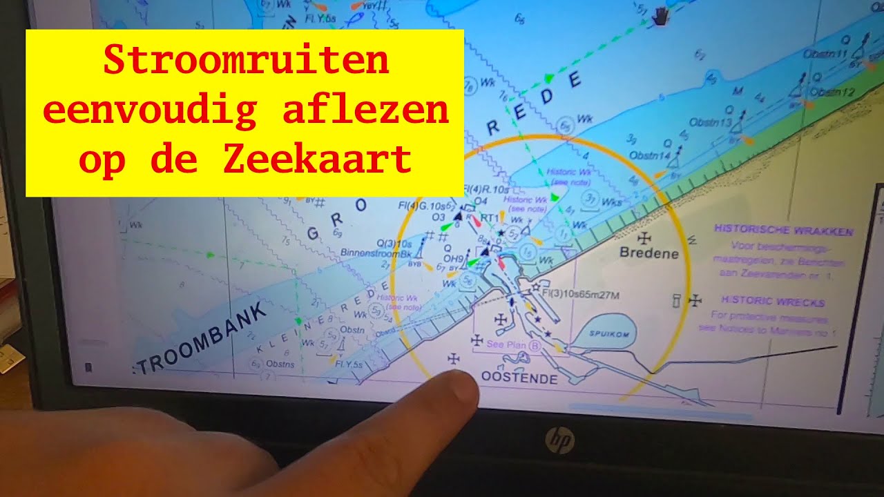 Stroomruiten op de zeekaart | Varen Met plezier - YouTube