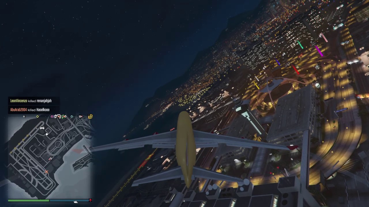 Grand Theft Auto V Adios Airlines Boeing 747 Online DaffieDuck - YouTube
