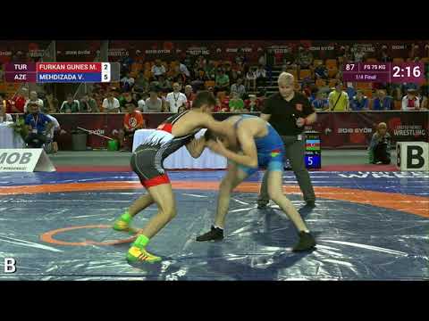 1/4 FS - 68 kg: FUAD YUNUSOV (AZE) v. M. HALIT OZMUS (TUR)