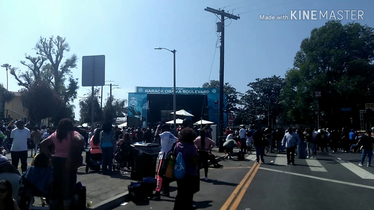 Obama blvd street festival - YouTube