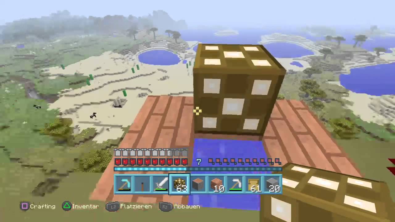 Minecraft let's play Minecraft PS4 Part:1 - YouTube