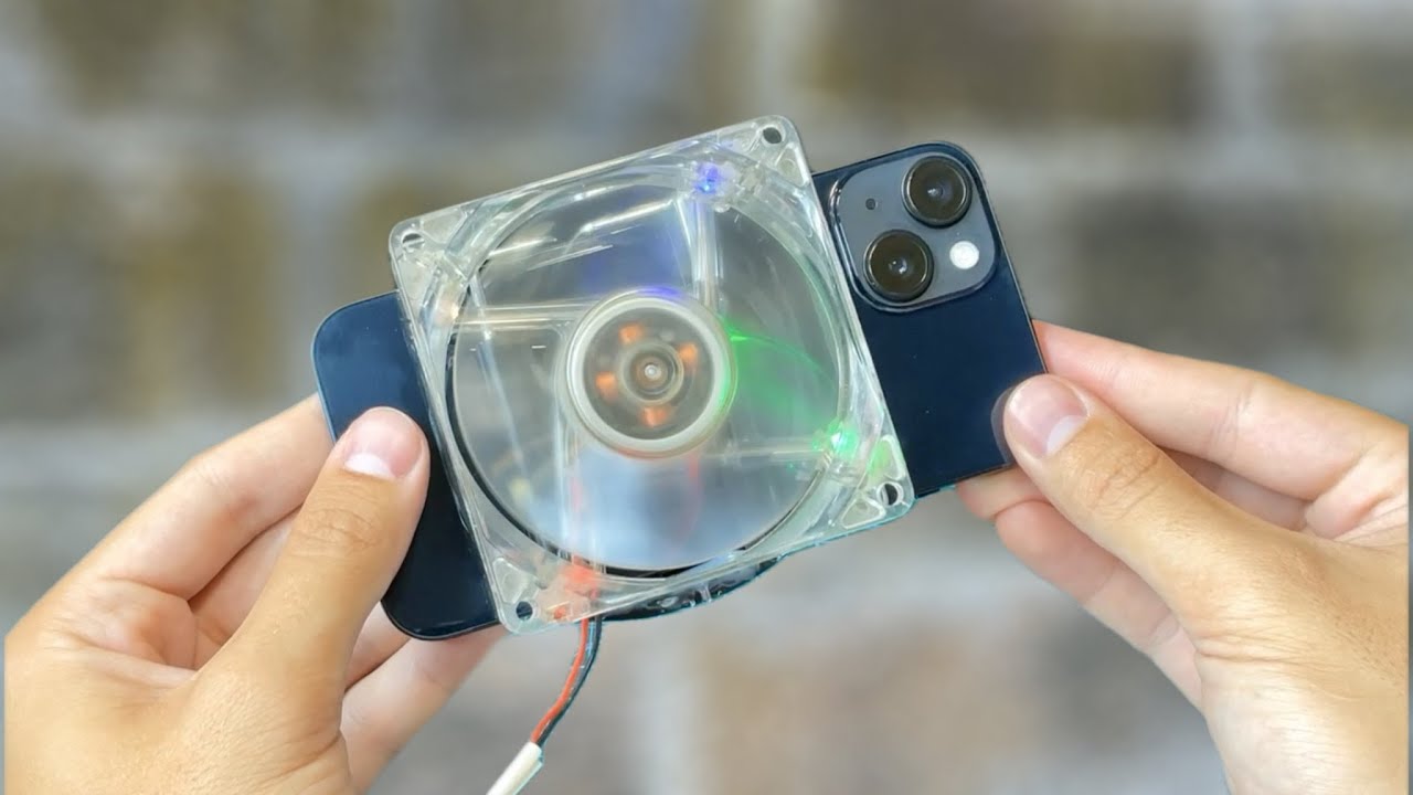 How to Make a Simple Cooling Fan for iPhone - Amazing idea - CPU Fan ...