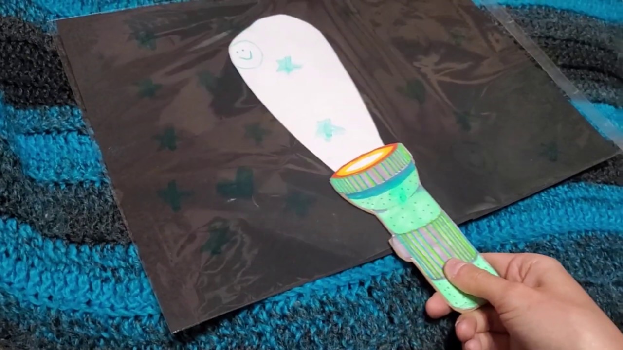 Magic Flashlight Easy Craft For Kids - Mars Art Camp - YouTube