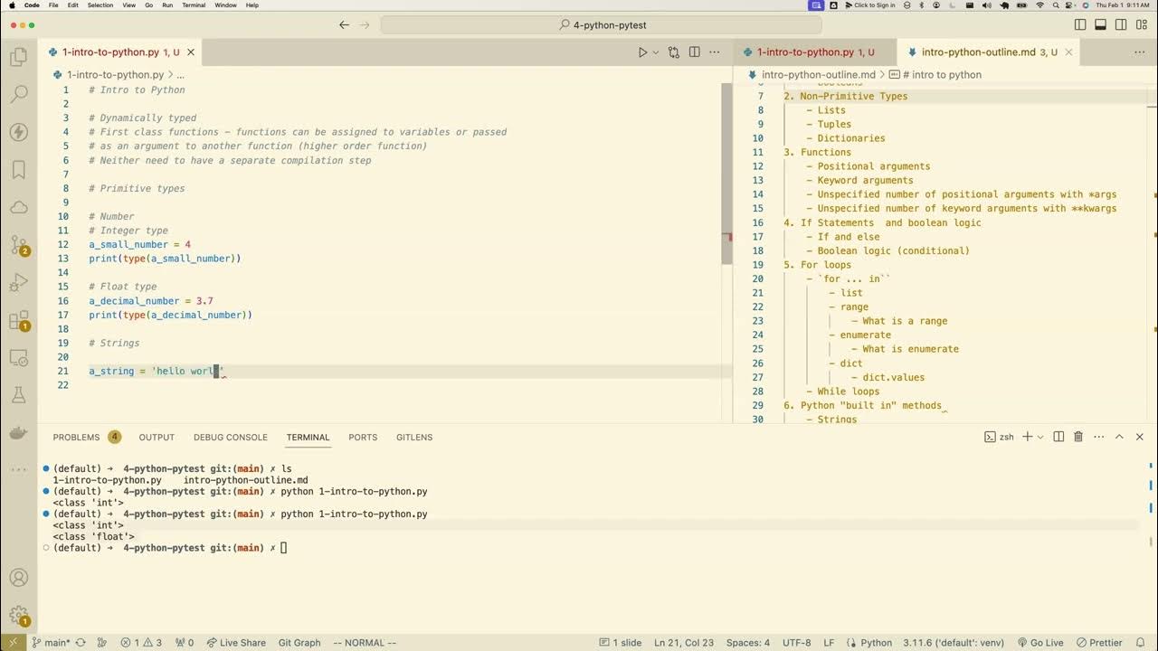 4 Intro to Python and TDD with Pytest - YouTube