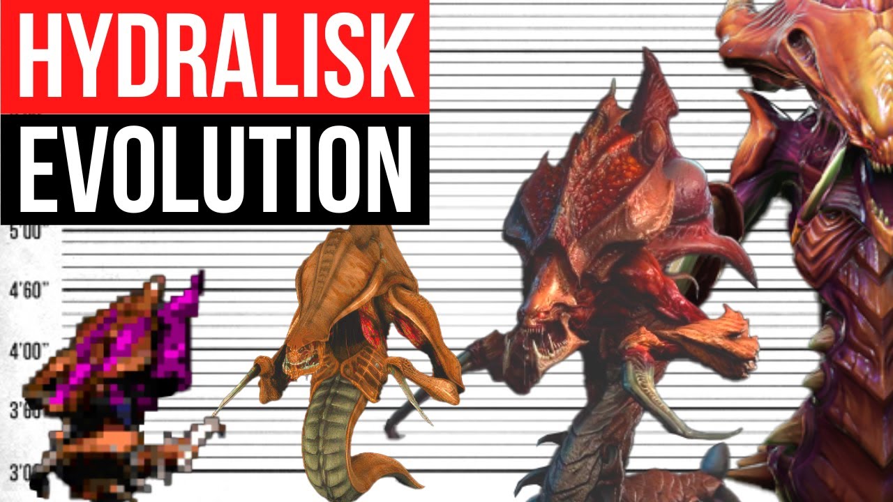 Hydralisk Evolution | By Years | StarCraft - YouTube