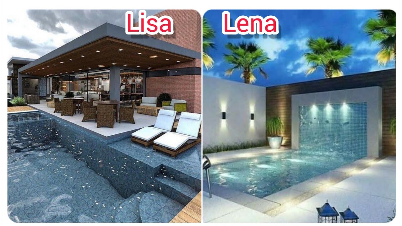 Lisa or Lena very cute things 💟 most cute swimming pool designs #lisa # ...
