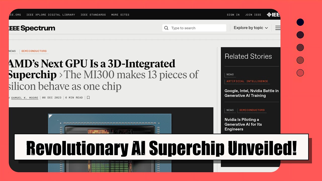 AMD Unveils 3D-Integrated Superchip for AI Acceleration: Instinct MI300 ...