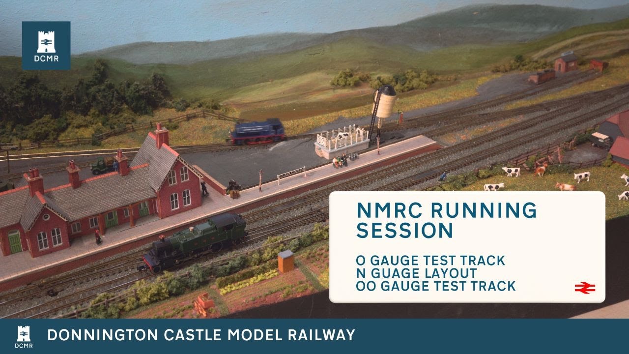 O, OO, N Gauge Running Session at Newbury Model Railway Club - YouTube
