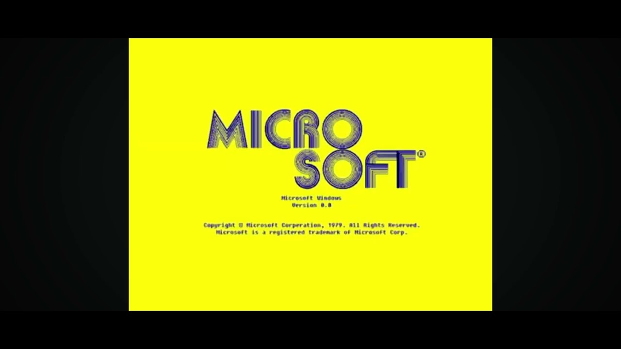 MICROSOFT Logo Effects In Pitch Black - YouTube