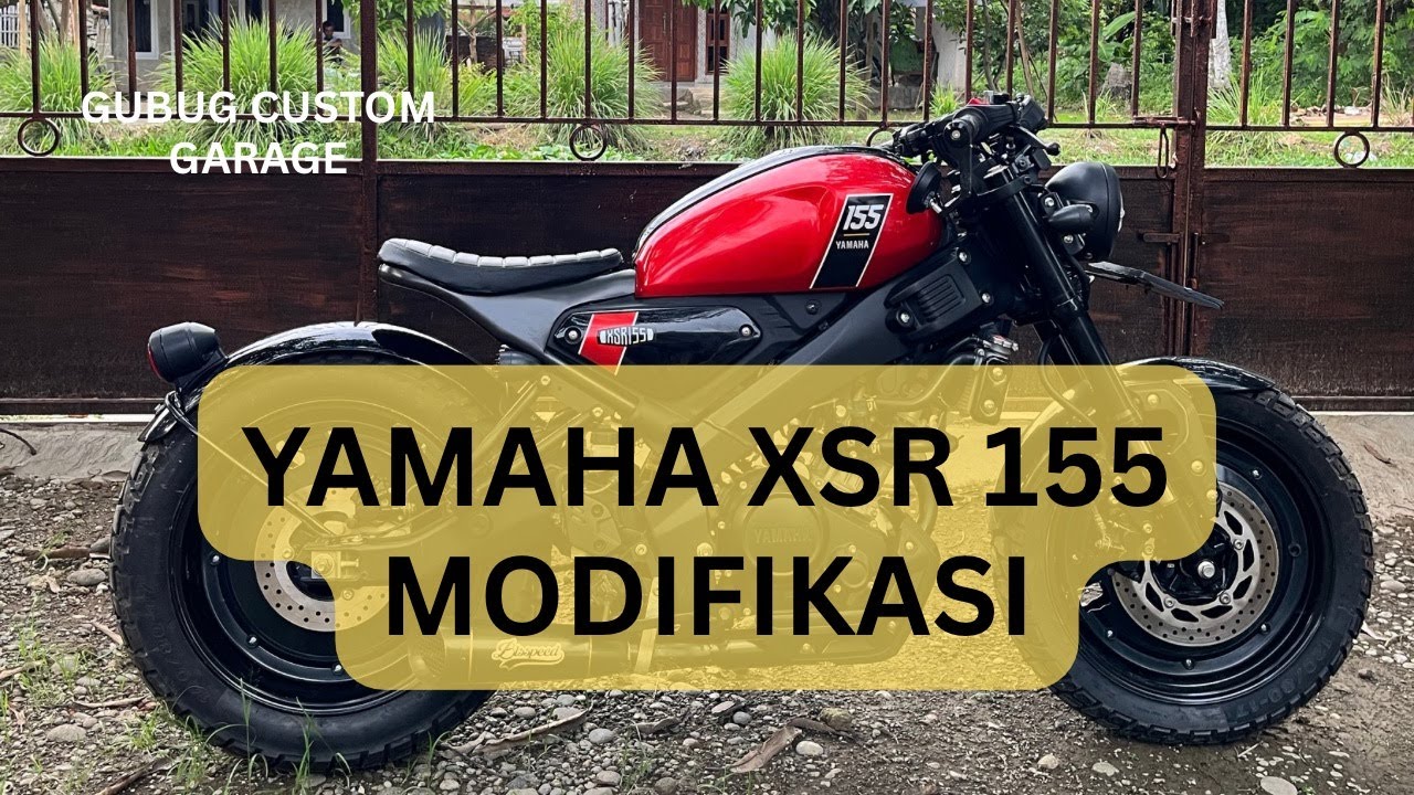 MODIFIKASI SIMPEL YAMAHA XSR 155 Thailand - YouTube
