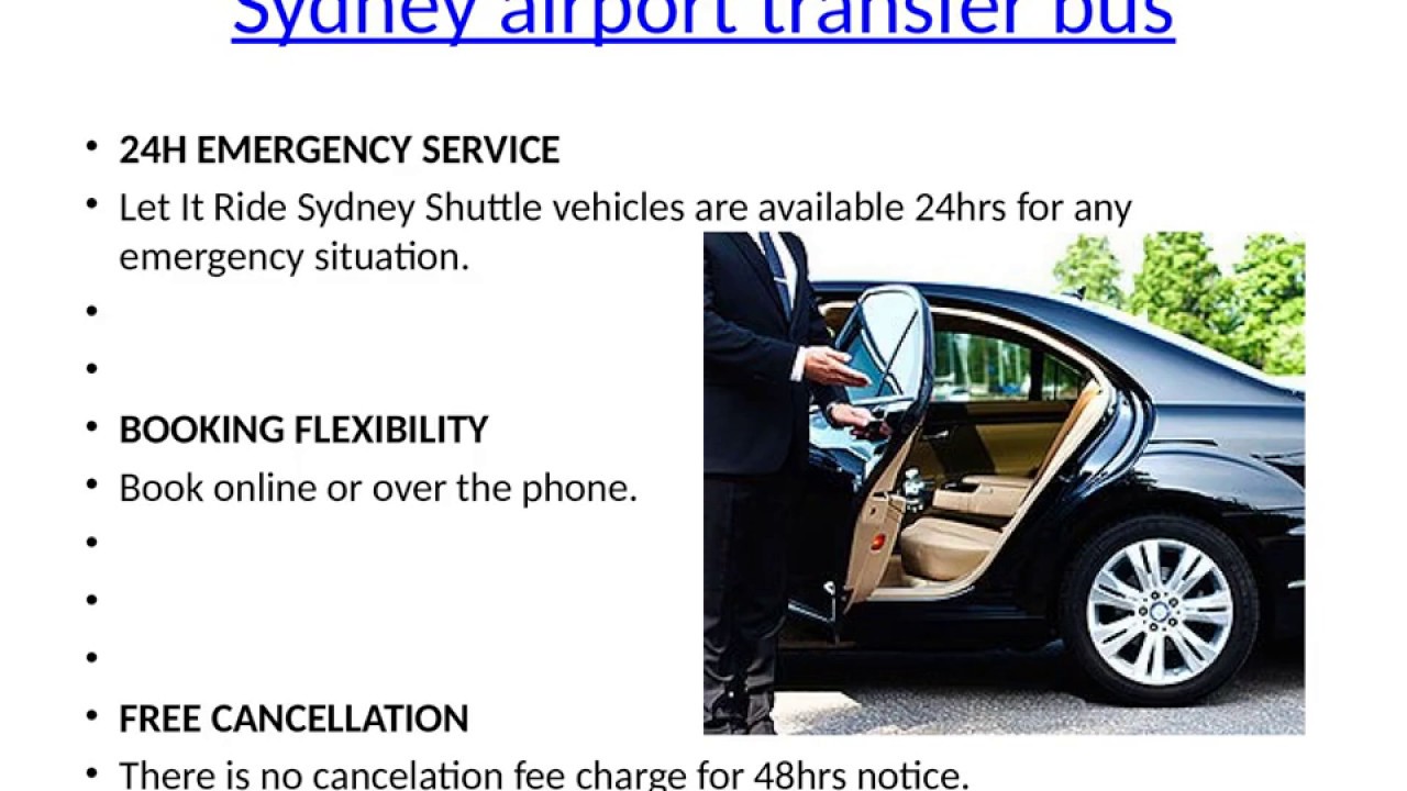 Airport shuttle transfer service sydney and shuttle bus door to door ...