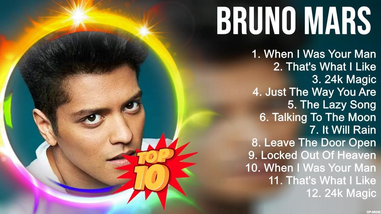 Bruno Mars Greatest Hits ~ Top Songs 2024 ~ Top Hits New Songs - YouTube