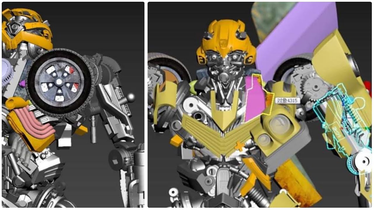 Transformers ROTF Bumblebee Movie Series By HZ Studio - YouTube
