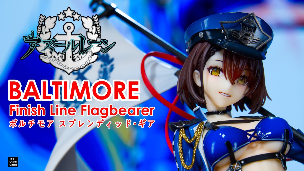 [Unboxing] 開封 Azur Lane Baltimore Finish Line Flagbearer Ver. 1/7 ...