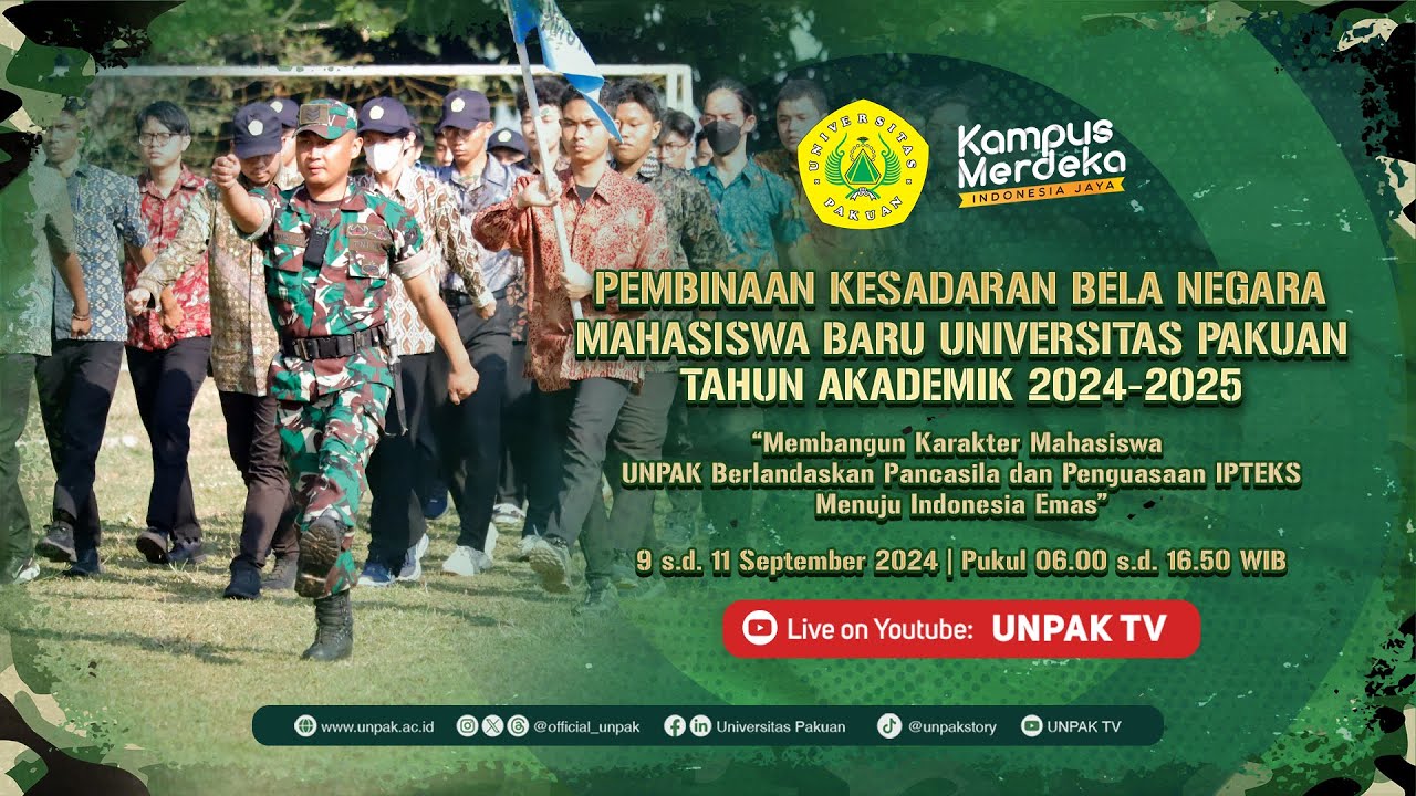 [LIVE] PEMBINAAN KESADARAN BELA NEGARA (PKBN) TAHUN AKADEMIK 2024-2025 ...