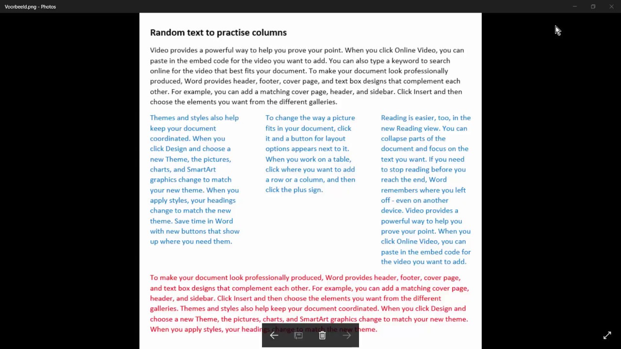 Formatting Text In Columns In Word YouTube formatting-text-in-columns-in-word-youtube