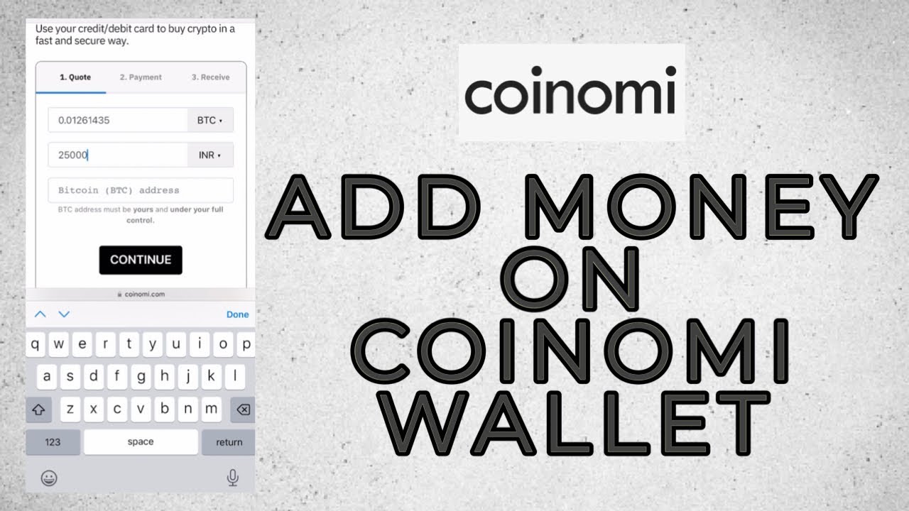 How to Add Money on Coinomi | Deposit Your Money on Coinomi Wallet ...