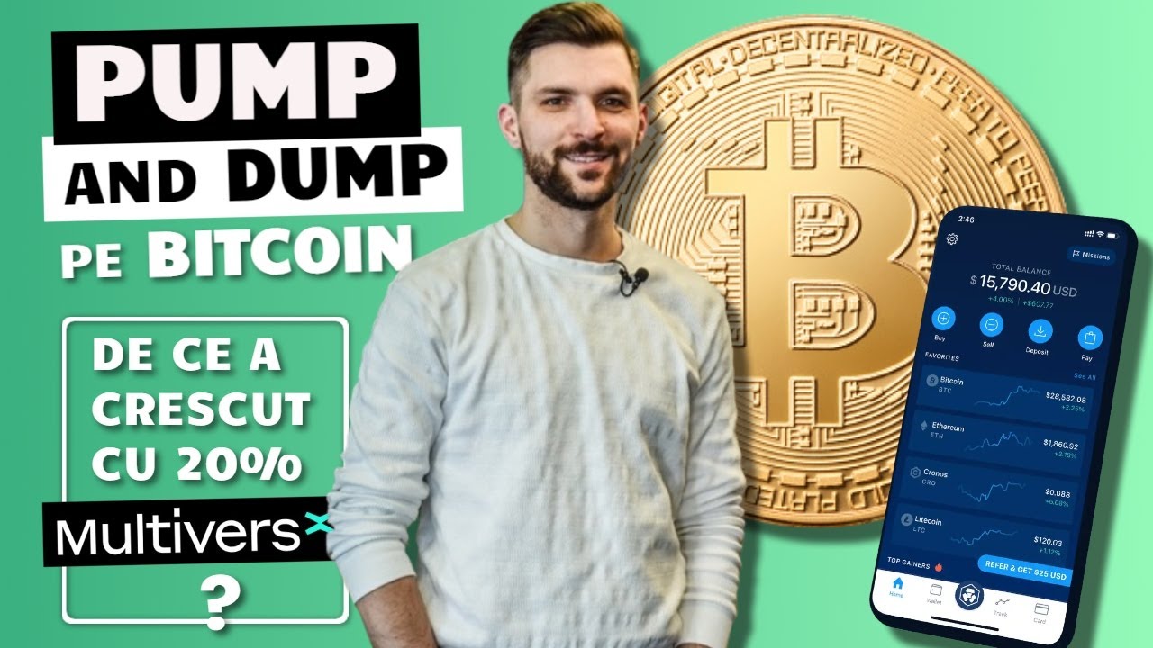 PUMP AND DUMP PE BITCOIN | MultiversX la 50$ si vesti bune pentru ...