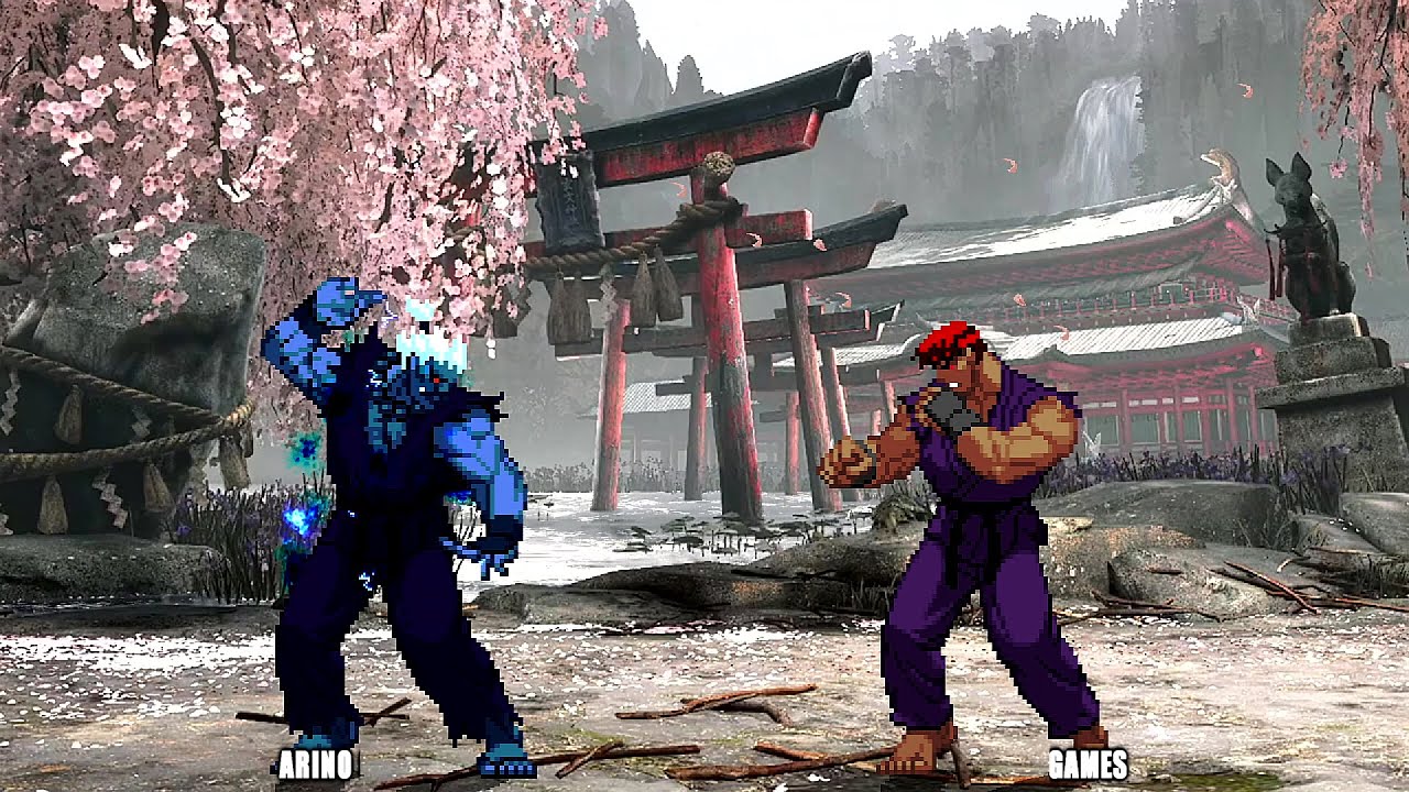 EVIL RYU VS ONI AKUMA! THE GREATEST SUPER ULTRA MEGA FIGHT IN UNIVERSE ...