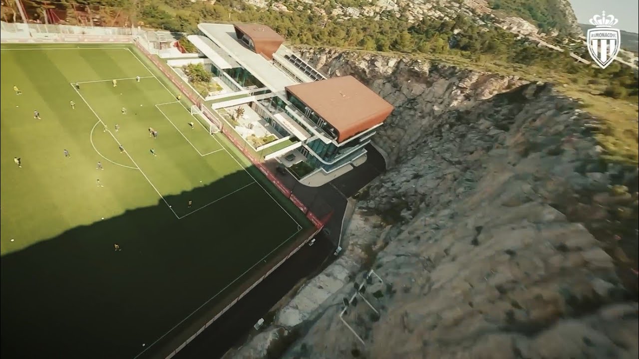 Inside Training at AS Monaco Performance Center | Drone FPV - YouTube