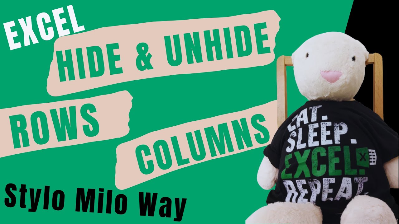 Hide Columns And Rows In Excel Shortcut Singlish YouTube hide-columns-and-rows-in-excel-shortcut-singlish-youtube