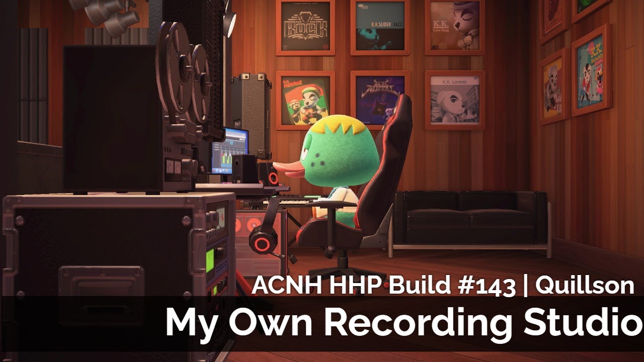 ACNH HHP Build #143 | Quillson - My Own Recording Studio - YouTube