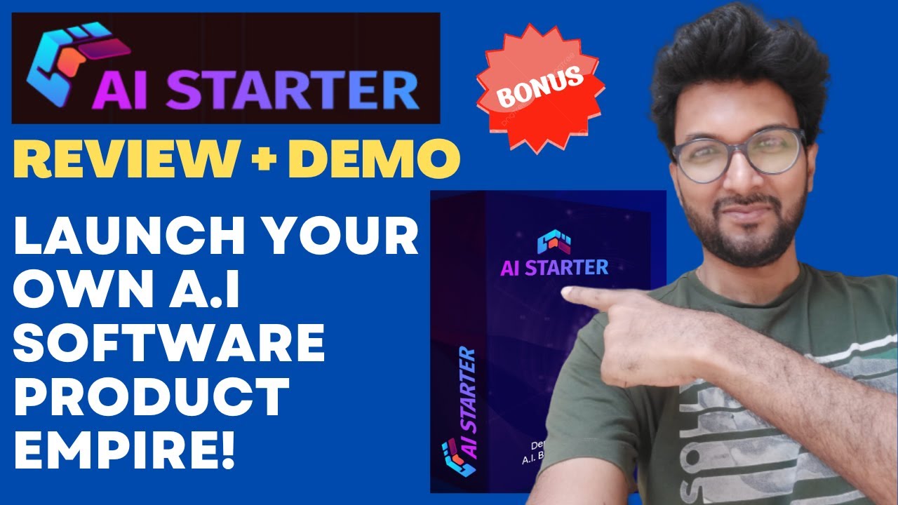 AI STARTER Review + Demo – Launch Your Own A.I Software Product Empire ...
