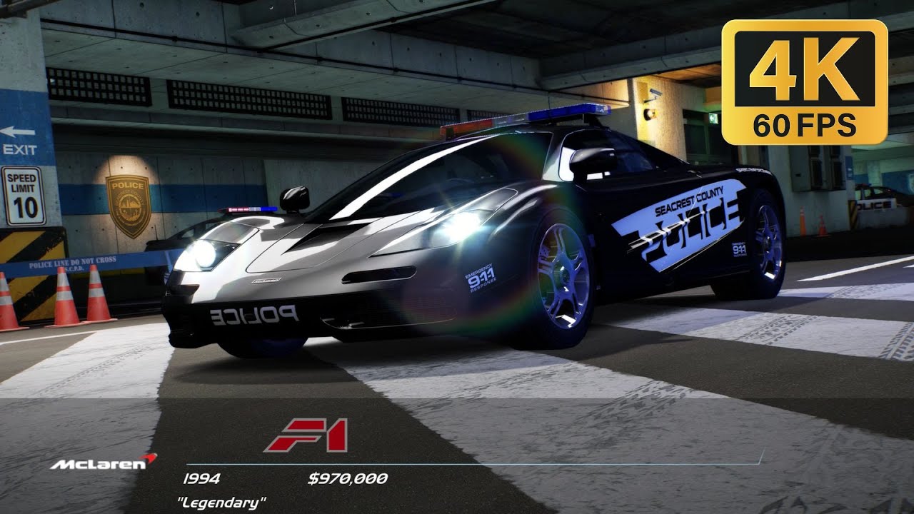 McLaren F1 Police Car/Need for Speed Hot Pursuit Remastered - YouTube
