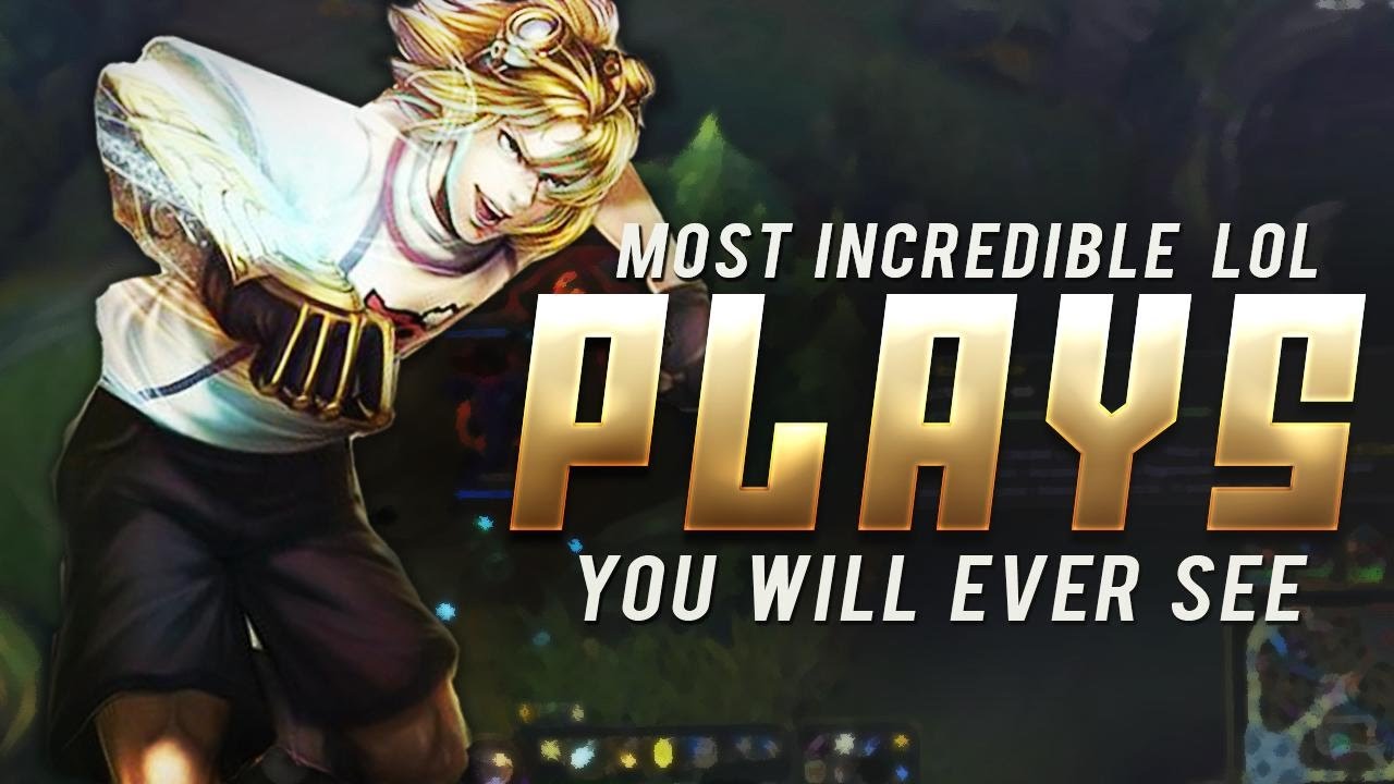 Gosu - MOST INCREDIBLE LOL PLAYS YOU WILL EVER SEE - YouTube