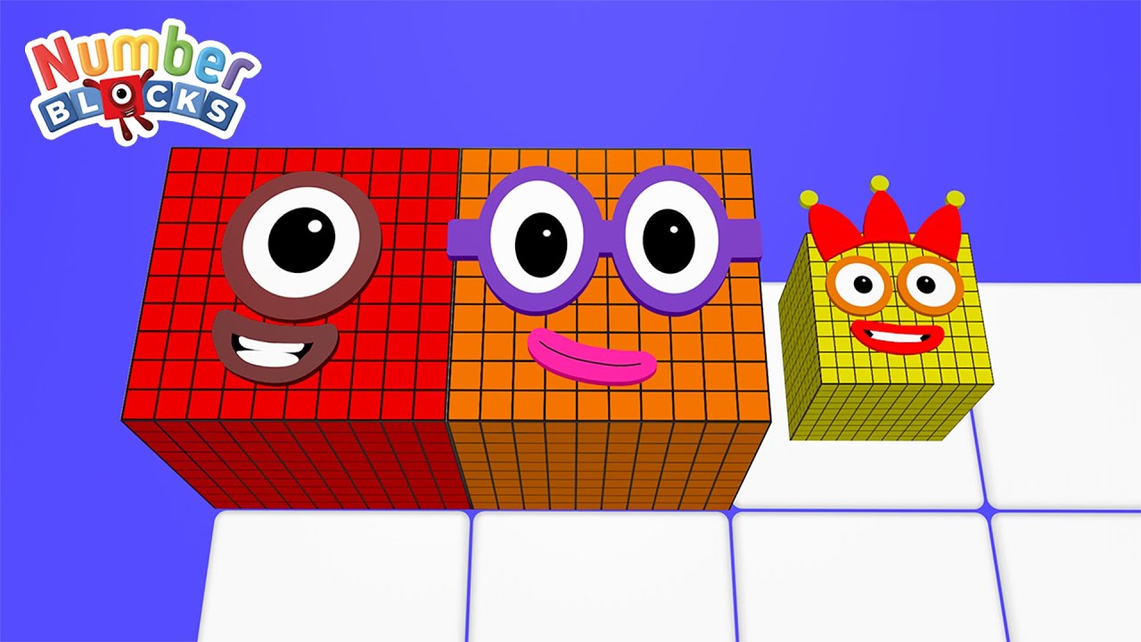 Numberblocks Step Squad 1,000 - 100,000 Song - Learn to Count Big ...