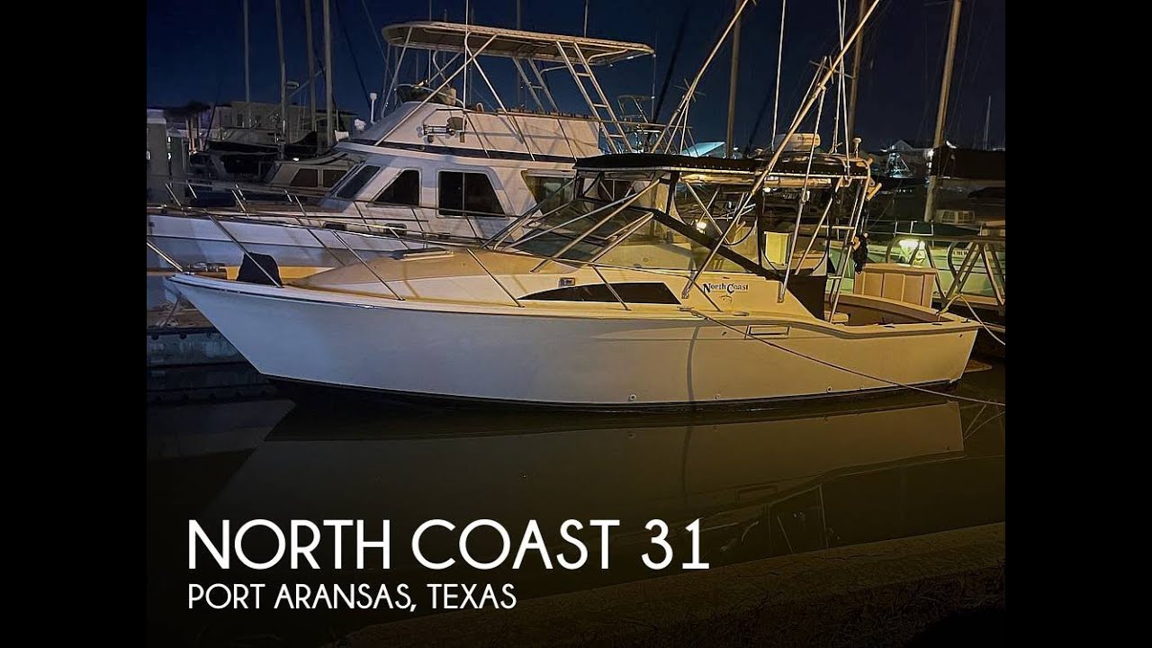 [SOLD] Used 1989 North Coast 31 Express in Port Aransas, Texas - YouTube
