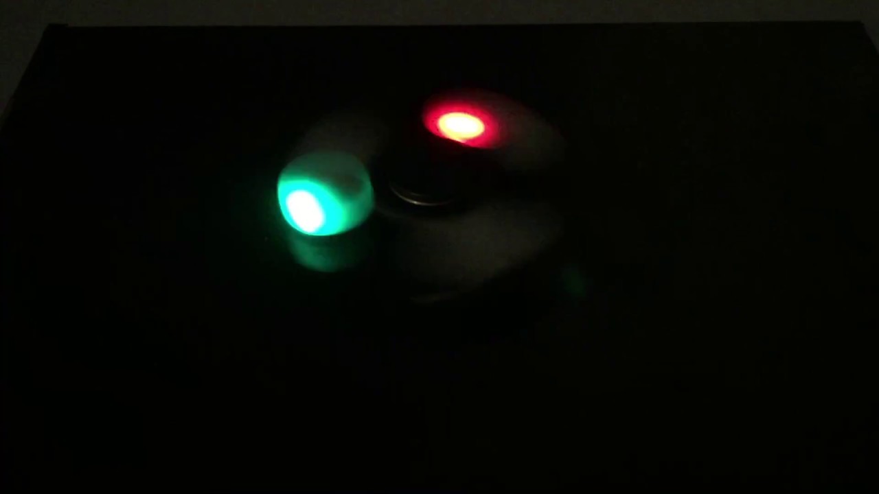 Light Up Fidget Spinner in action! - YouTube